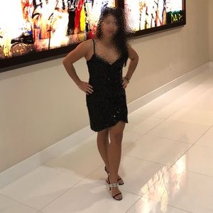 French Connection | Dresses | French Connection Black Sequin Party ...